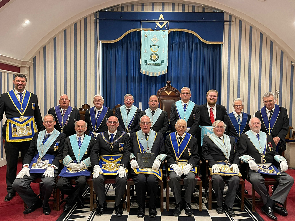 Two Essex Freemasons celebrate 110 wonderful years of commitment
