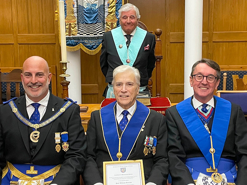 David Badger celebrates his 50-year anniversary with a surprising ceremony